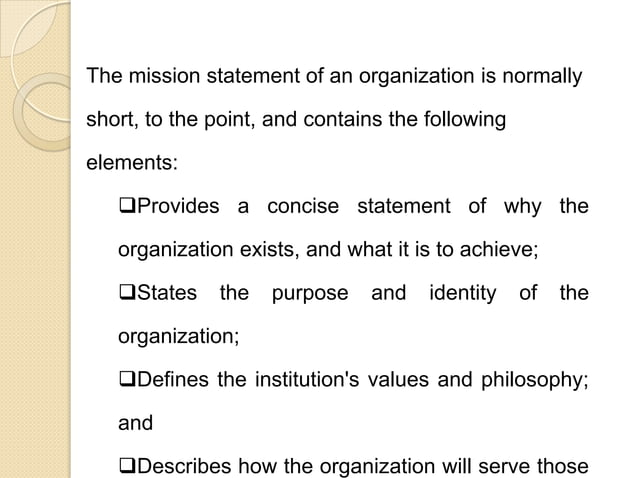 Vision Mission Objectives Goals vision-mission-objectives-goals