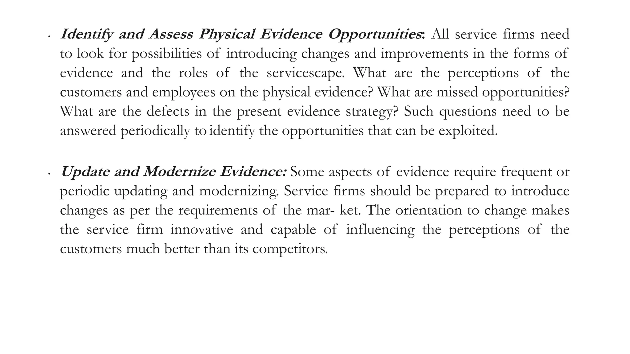SM - Managing physical evidence and Service Scape.pptx