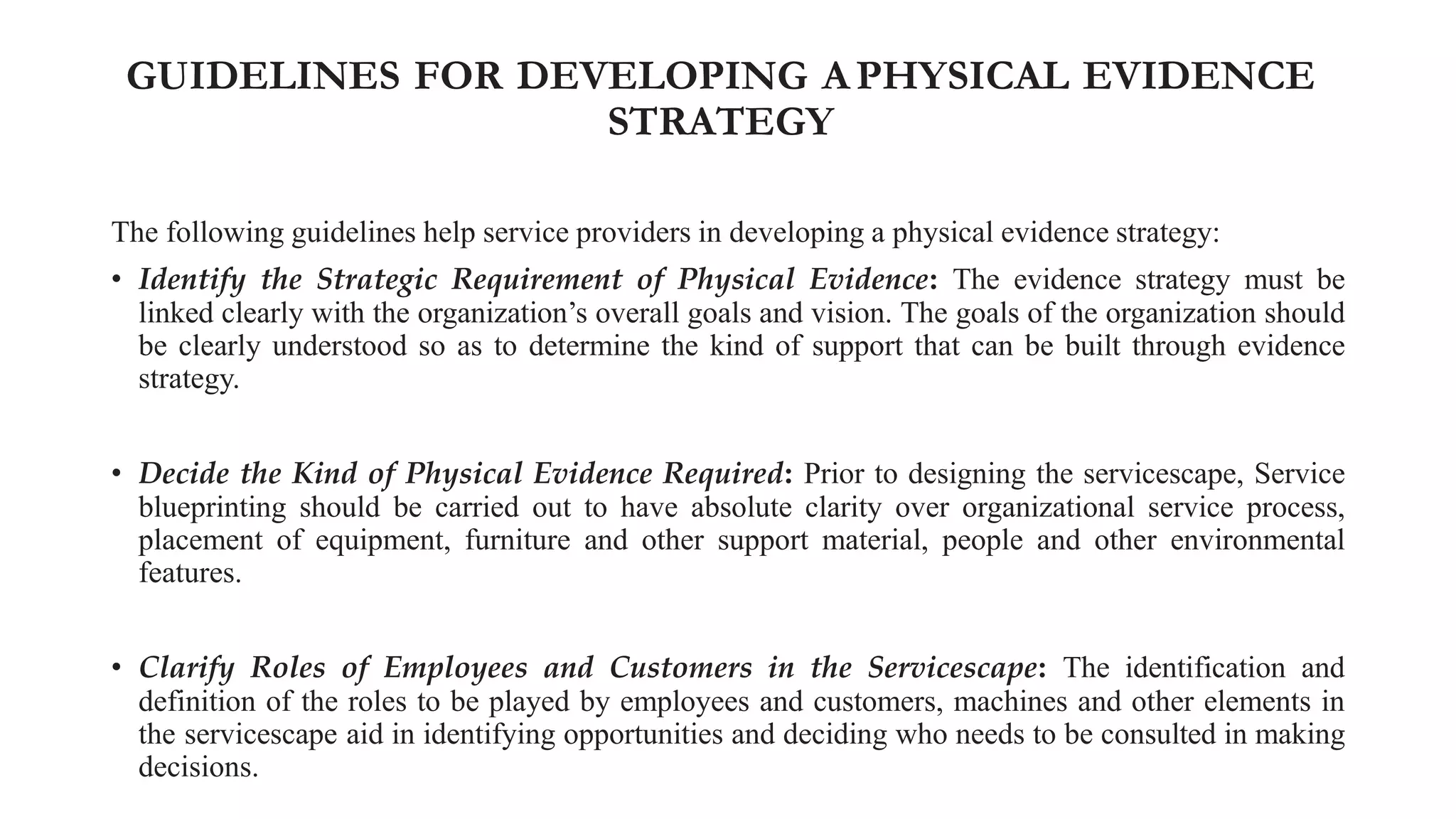 SM - Managing physical evidence and Service Scape.pptx