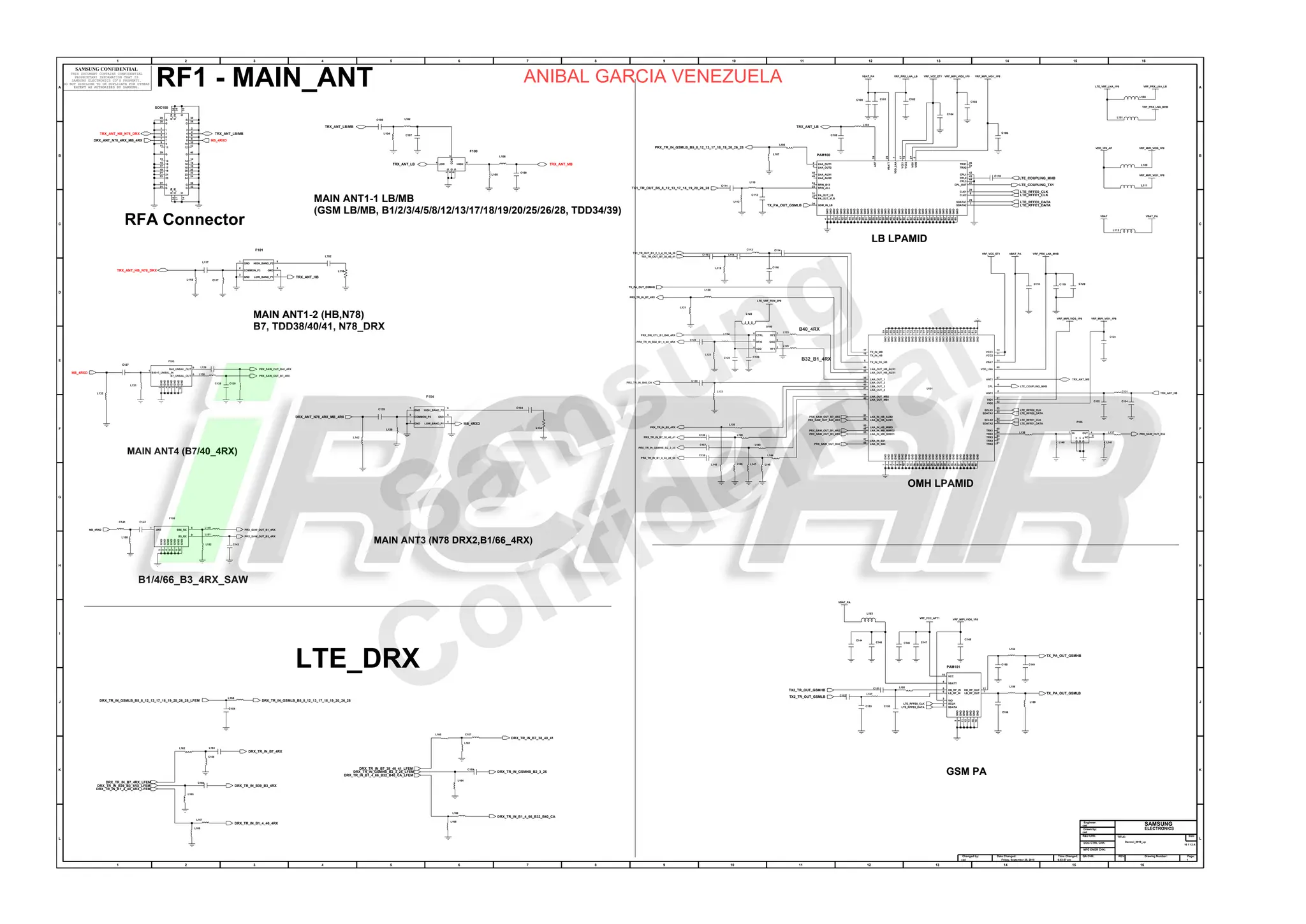 SM-N975F esquematico completo - reparación.pdf | Computer Peripherals ...