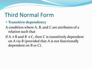 Database Normalization | PPT