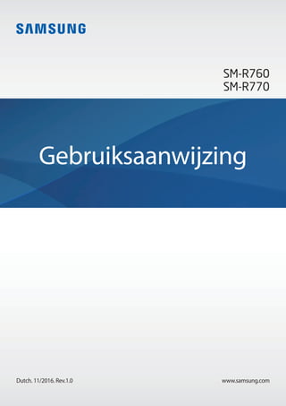 Samsung Gear S3 User Manual Sm R760 R770 for Nederlands | PDF