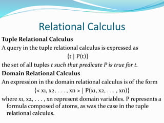 Database : Relational Data Model | PPTX