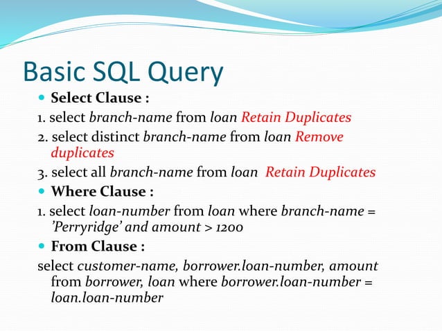SQL - Structured query language introduction | PPTX SQL - Structured query language introduction | PPTX