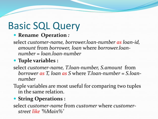 SQL - Structured query language introduction | PPTX SQL - Structured query language introduction | PPTX