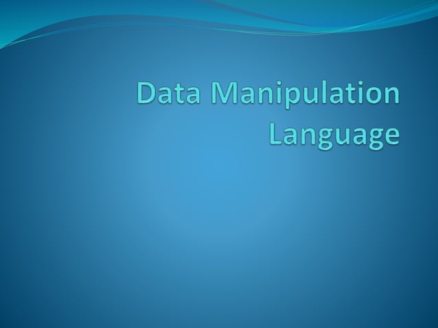 Sql Structured Query Language Introduction Ppt 