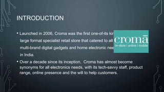 A Study on TATA CROMA | PPTX