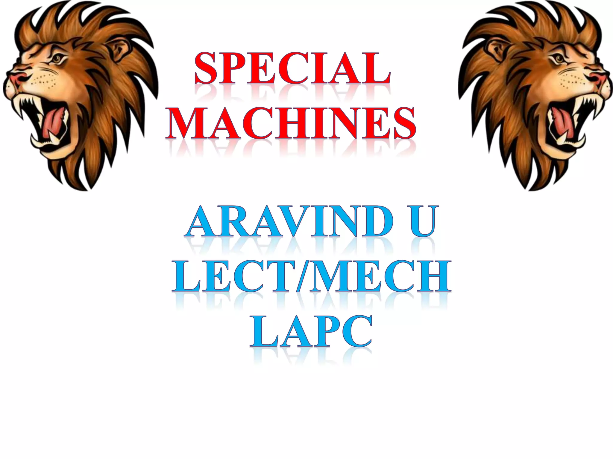 Special Machines Unit 2: Reciprocating machines | PPTX
