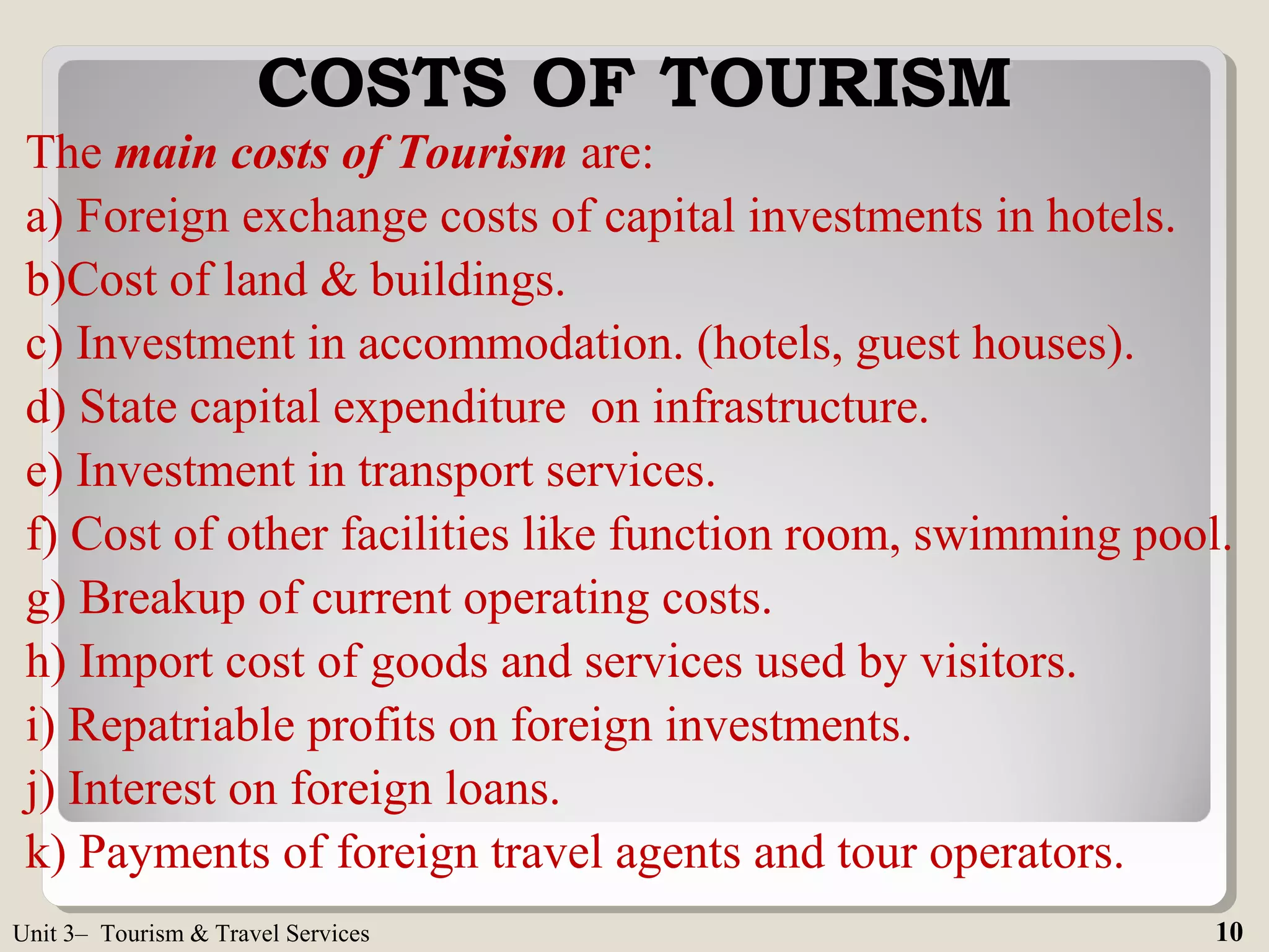 Service Management Tourism and Travel Services | PPT