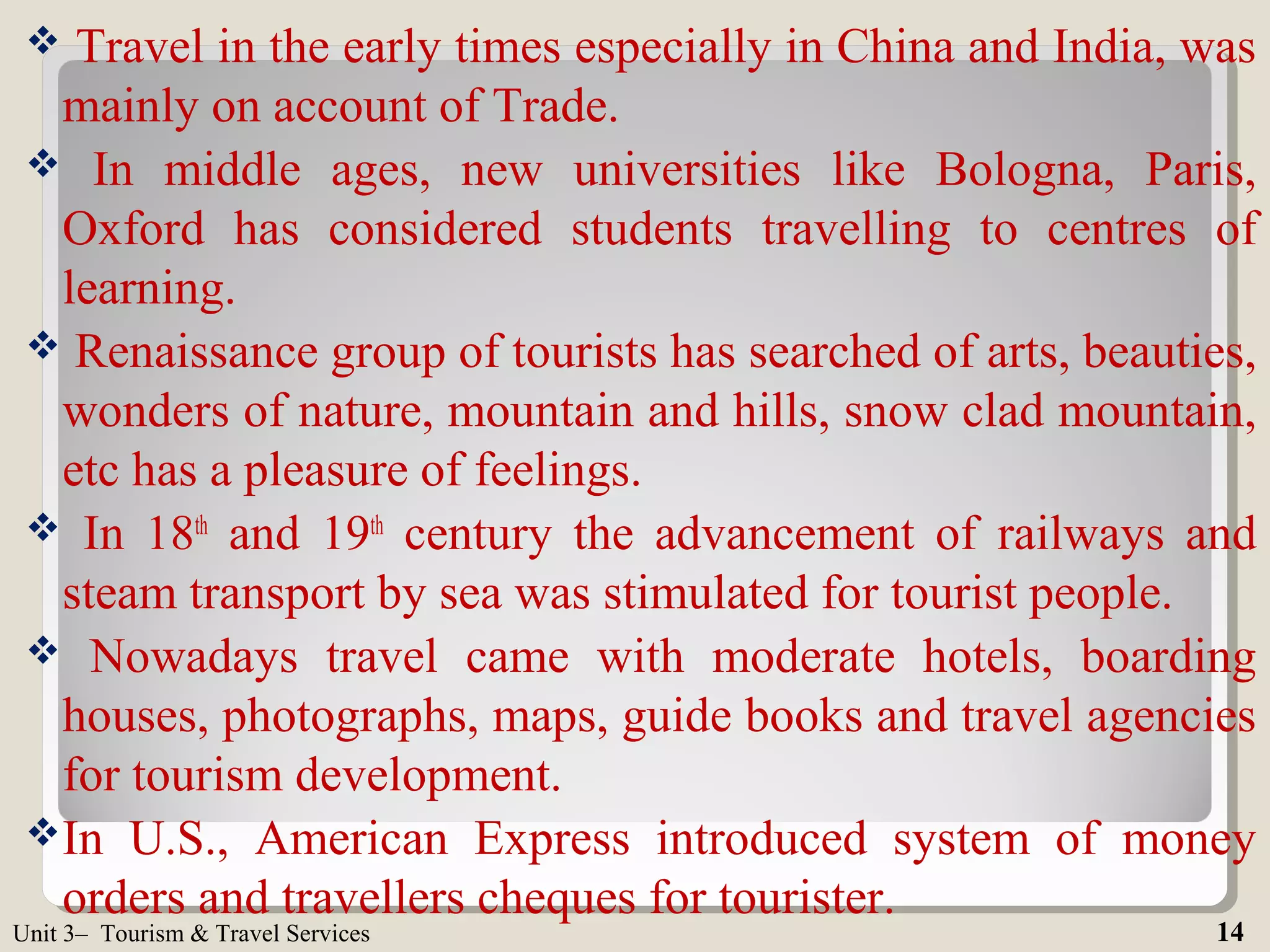 Service Management Tourism and Travel Services | PPT