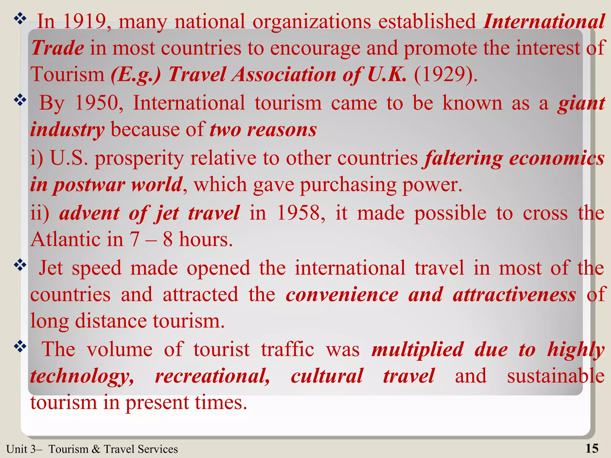 Service Management Tourism and Travel Services | PPT