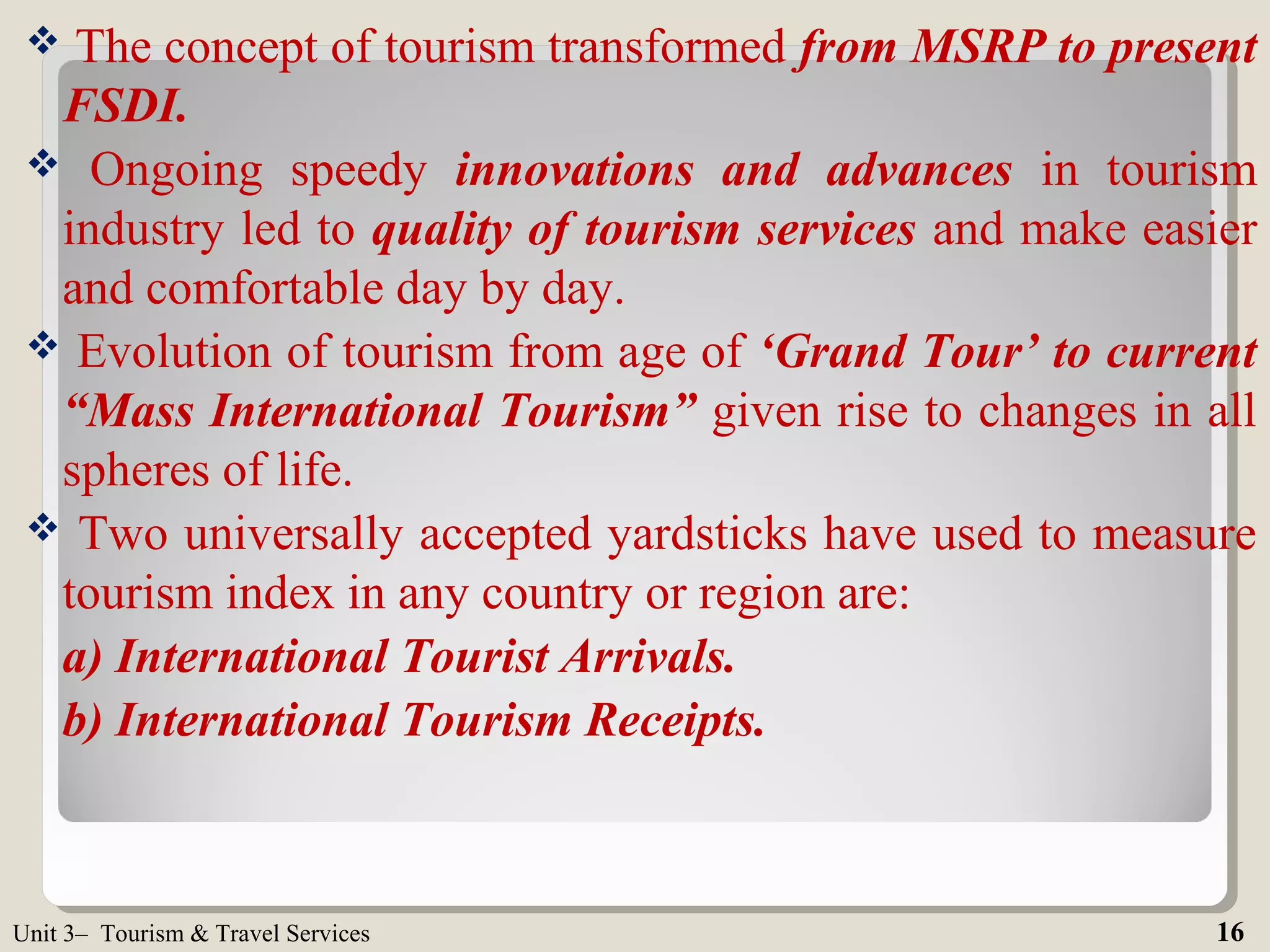 Service Management Tourism and Travel Services | PPT