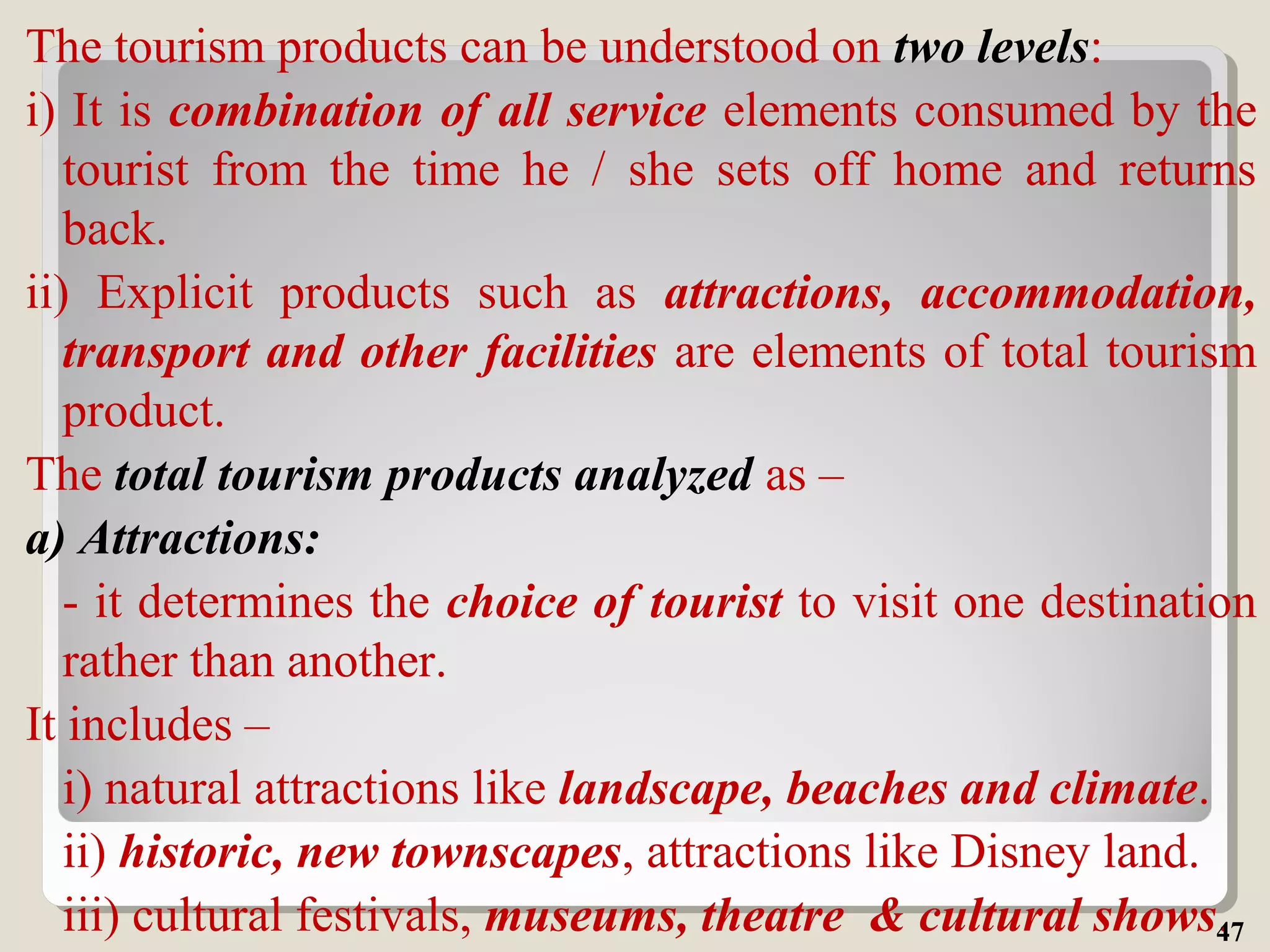 Service Management Tourism and Travel Services | PPT