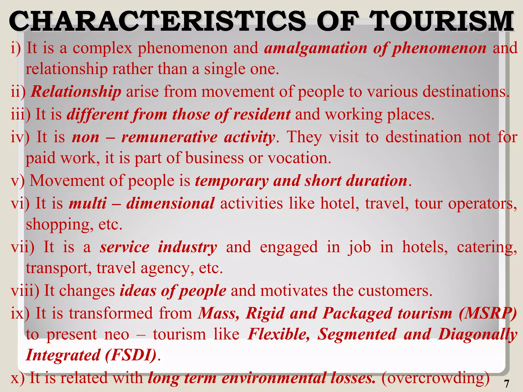 Service Management Tourism and Travel Services | PPT
