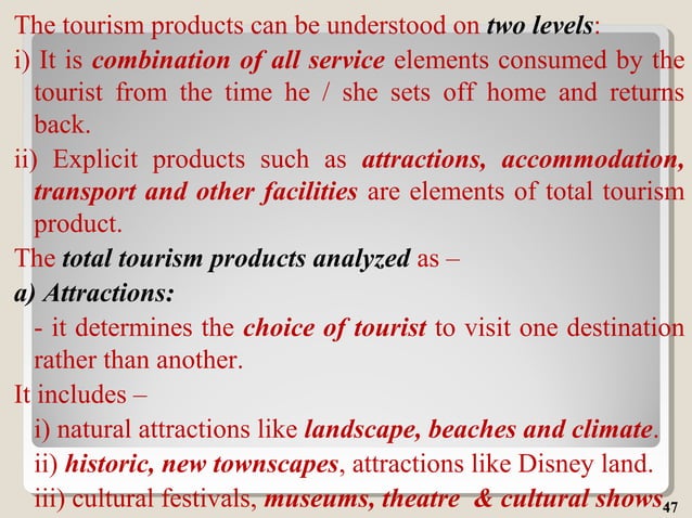 Service Management Tourism and Travel Services | PPT | Travel ...