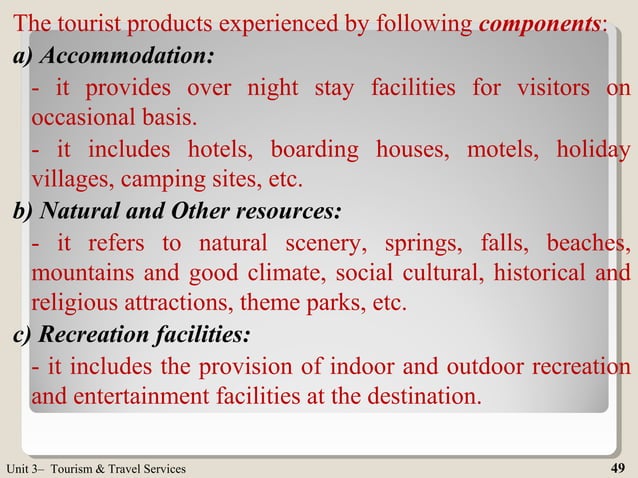 Service Management Tourism and Travel Services | PPT | Travel ...