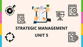 201 - Strategic Management [Unit 5: Evaluation and Control] [BBA II ...