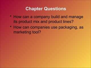 SM-VII- Product Mix understanding of concept | PPTX