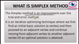Simplex method | PPT