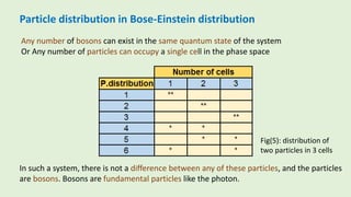 M-B, B-E, and F-D comparisons statistical physics | PDF