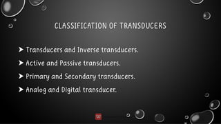 Transducer working and advantage introduction | PDF