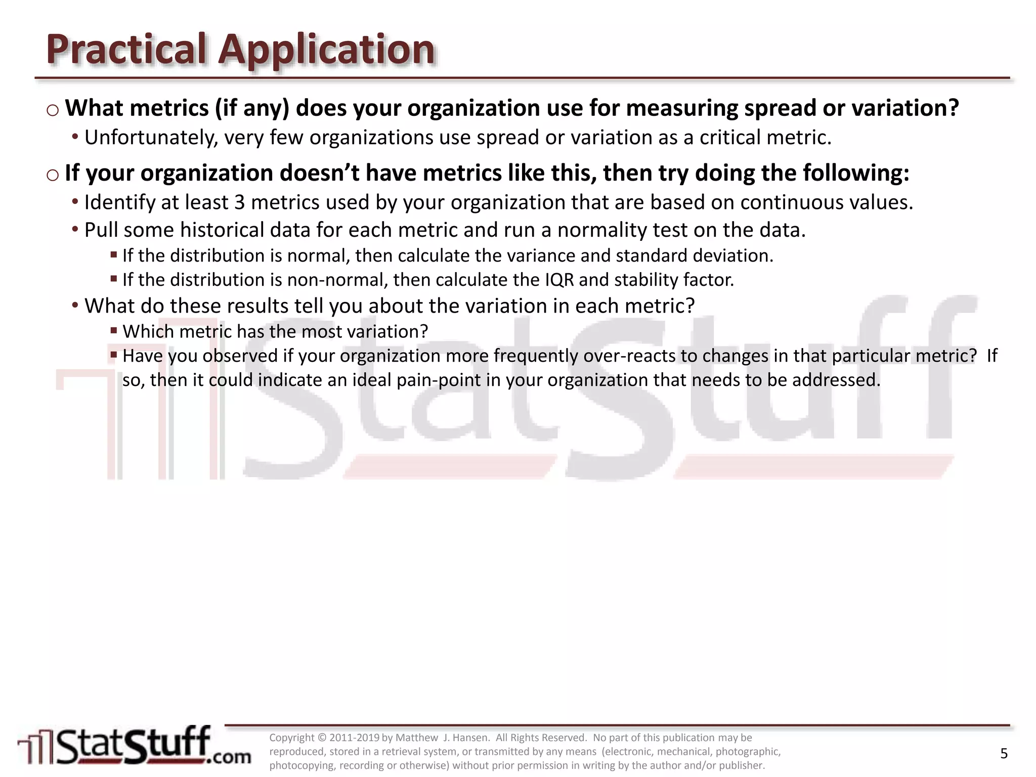 Spread with Matt Hansen at StatStuff | PPT