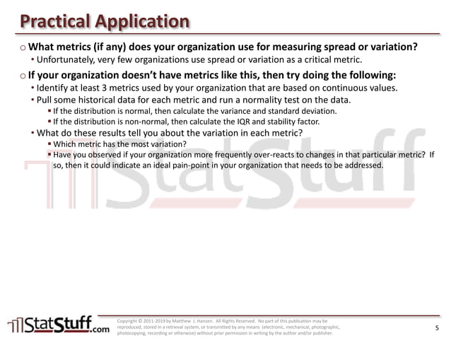 Spread with Matt Hansen at StatStuff | PPT