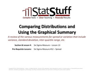 Comparing Distributions and Using the Graphical Summary | PPT