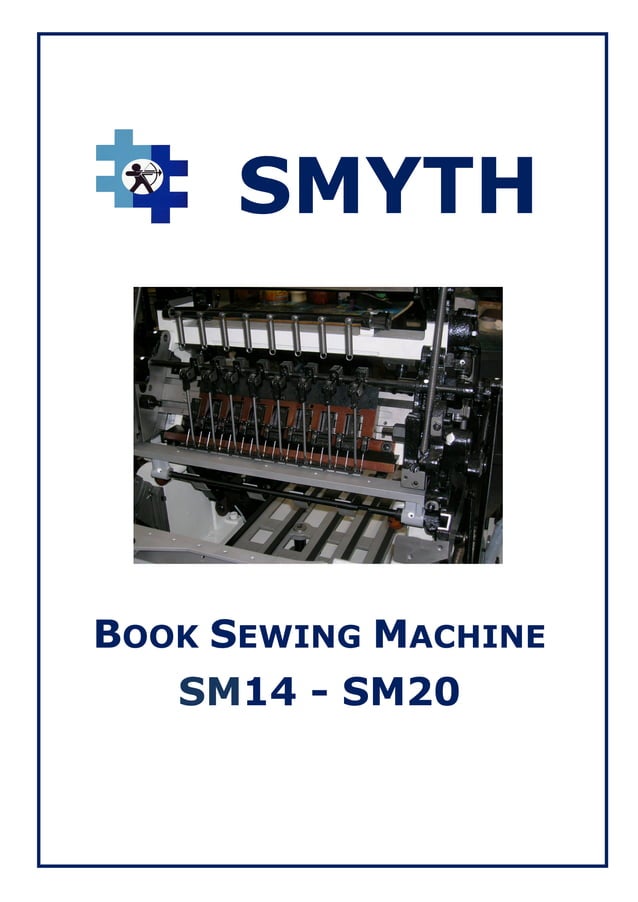 Smyth Sm14 and Sm20 Book Sewing machine - Brochure | PDF | Needlework | Arts and Crafts
