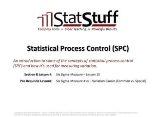 Statistical Process Control (SPC) | PPT