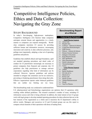 CI Guidelines Summary | PDF