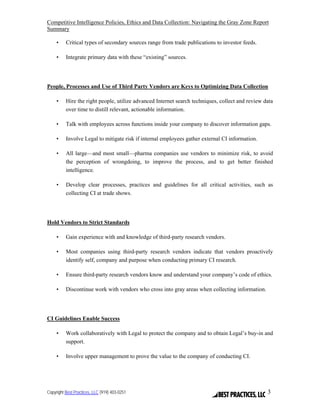CI Guidelines Summary | PDF