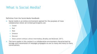 Social Media for Researchers | PPTX