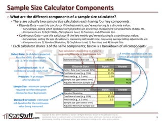 Calculating a Sample Size | PPT