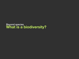 Intro to biodiversity and taxonomy | KEY