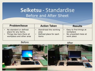 5s Implementation - Case Study | PPTX