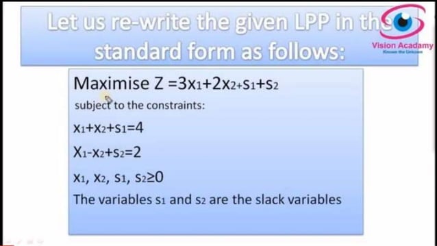Simplex method of solving LPP | PPT