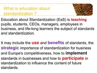 Education about standardization : meeting nbn | PPT
