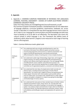 Syllabus ING111 | PDF