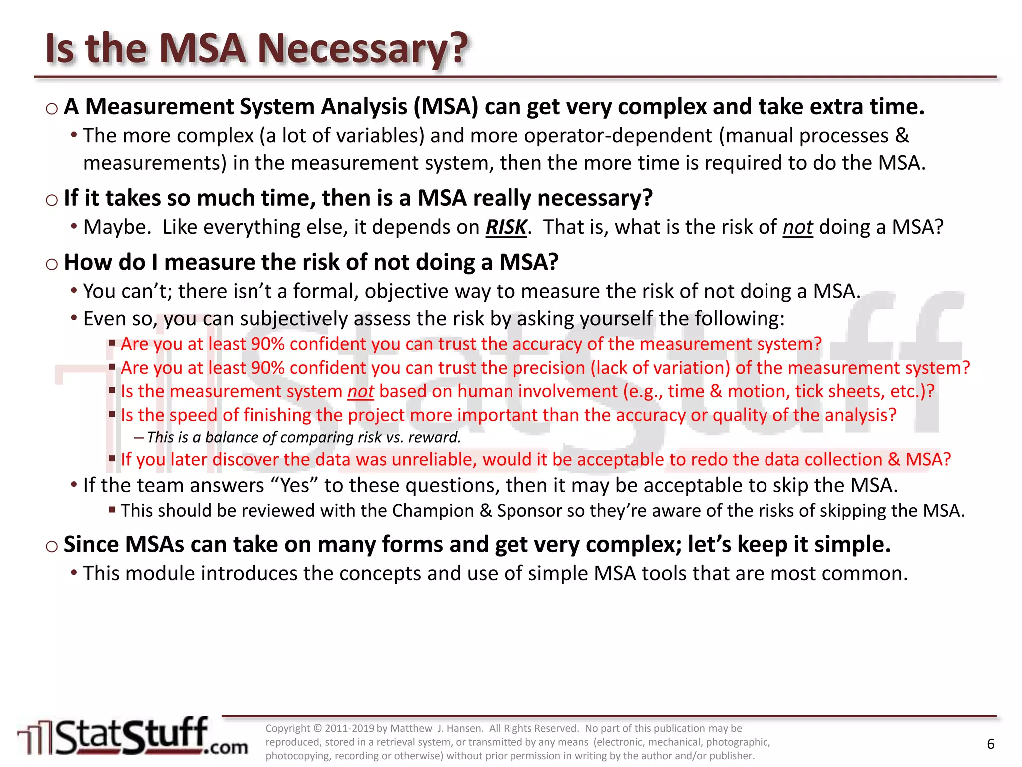 MSA – Overview | PPT