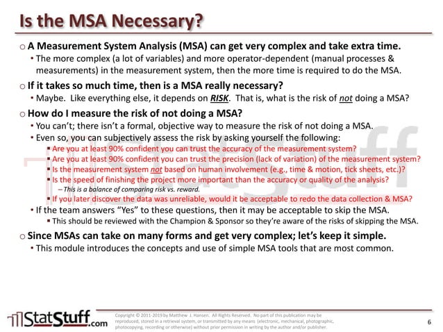 MSA – Overview | PPT