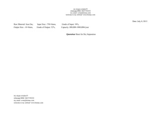 Dry separation | PPT