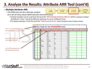 MSA – Attribute ARR Test | PPTX