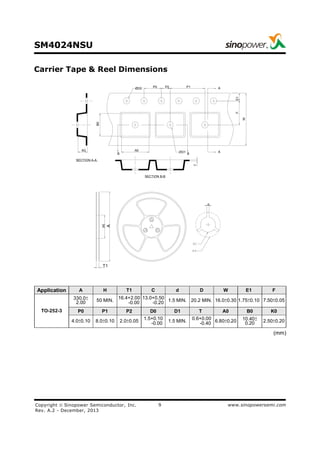 Original Mosfet SM4024N SM4024NSU 4024 TO-252-3 New | PDF | Free Download