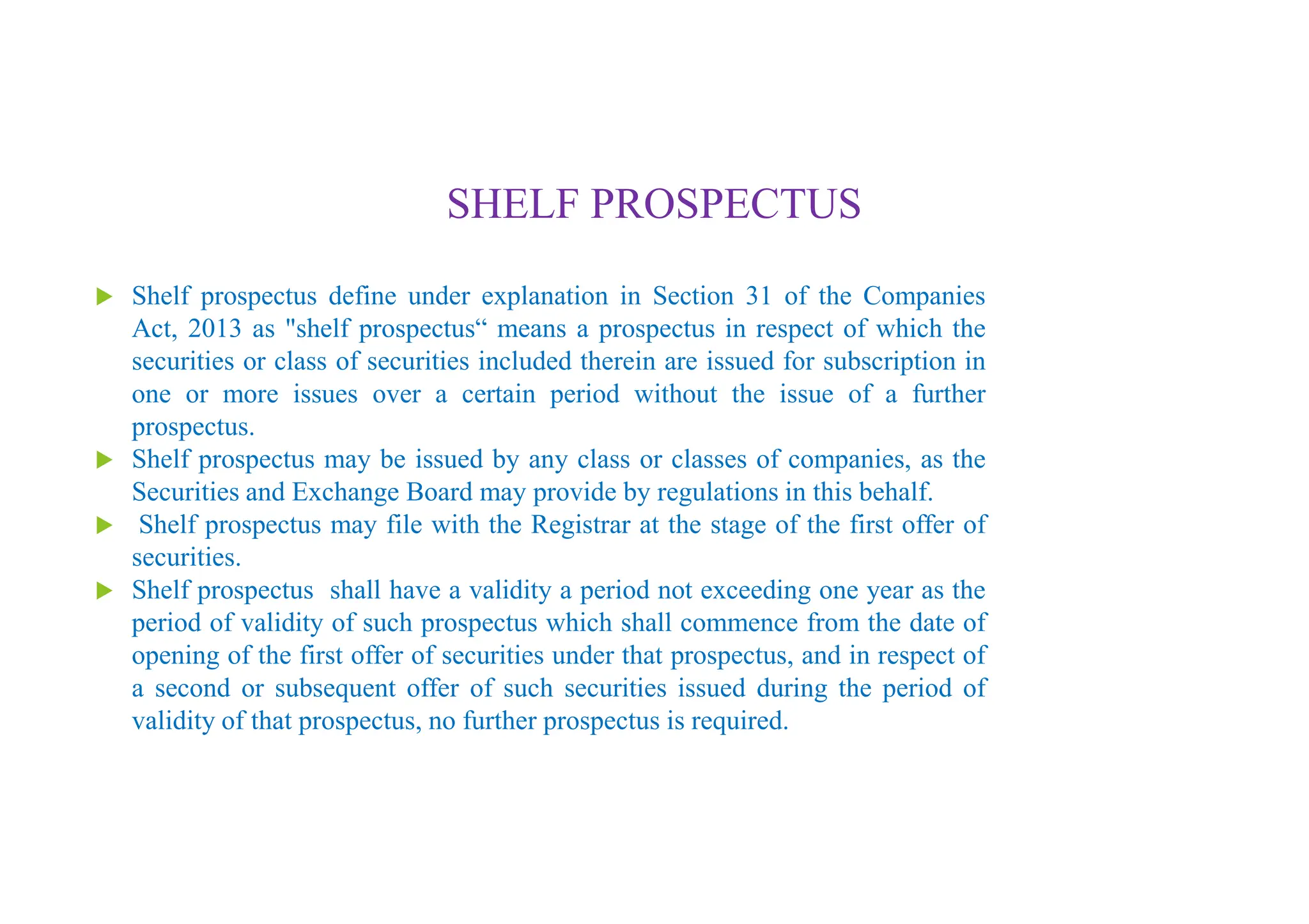 Prospectus and its types: a brief note under companies act, 2013 | PDF