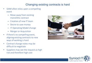 Service North 2019 - 8 Things I've Learnt Implementing SIAM Operating ...