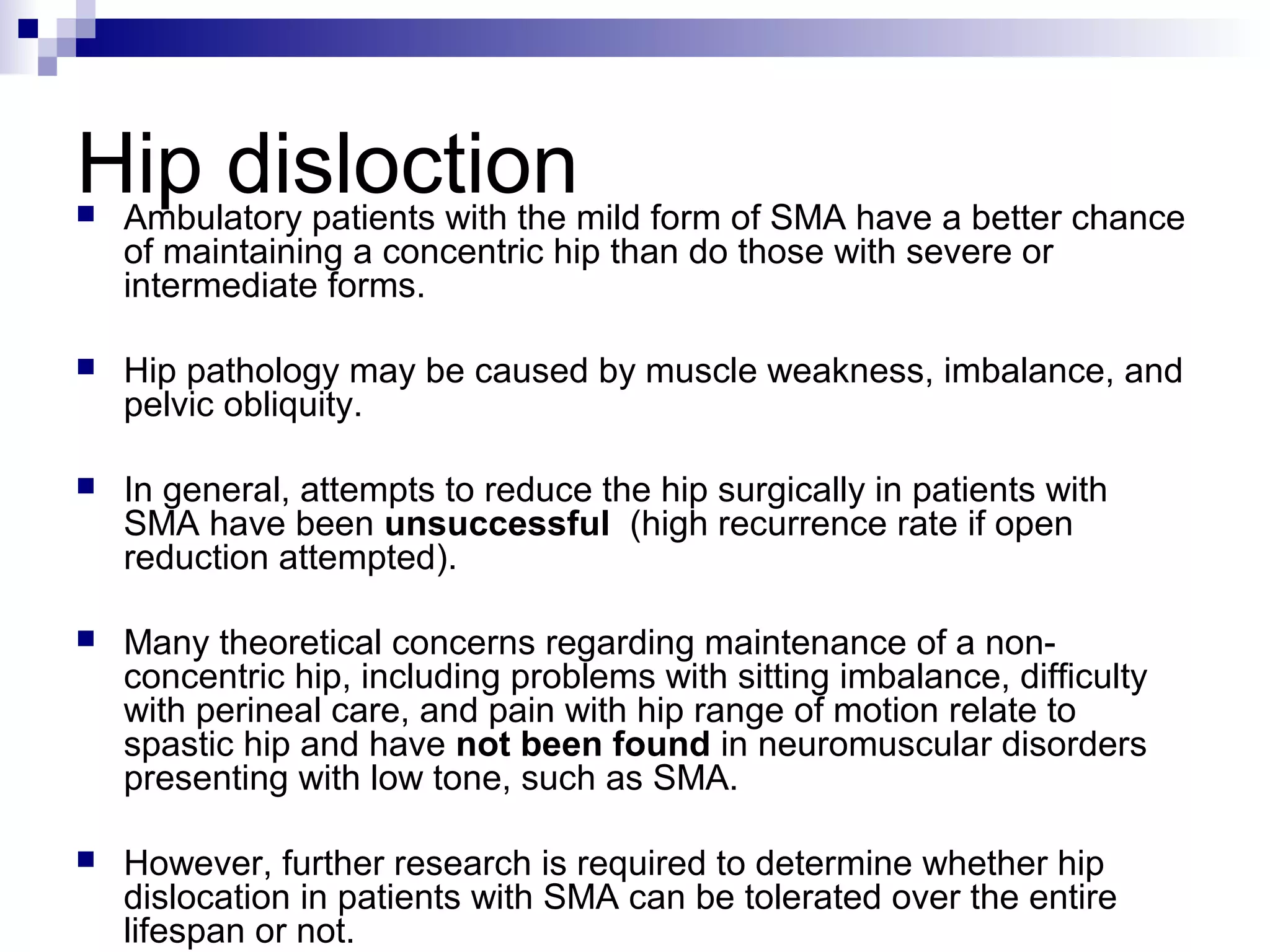 Spinal muscle atrophy | PPT