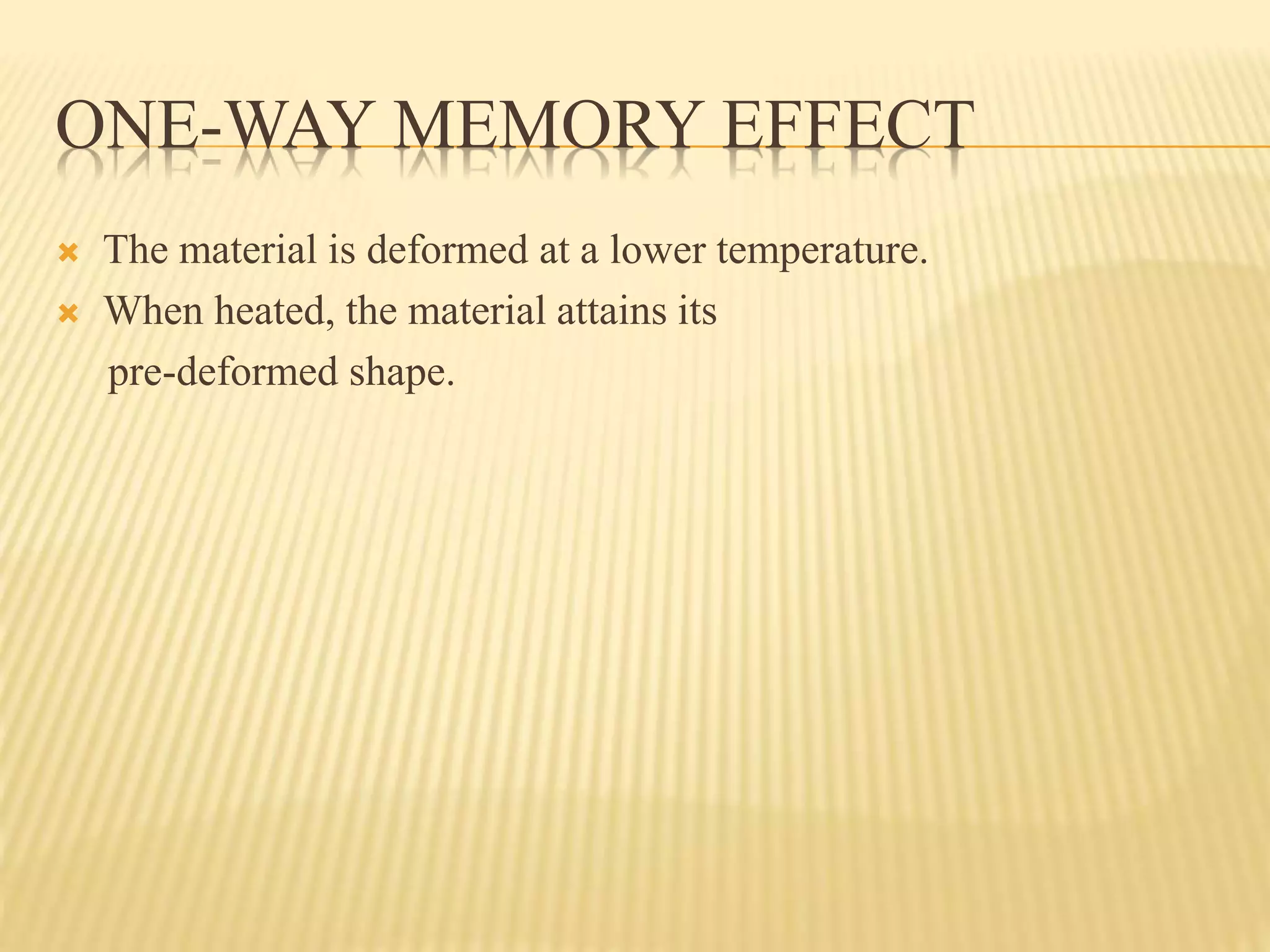 Shape Memory Alloys | PPTX