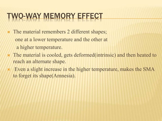 Shape Memory Alloys | PPTX | Physics | Science