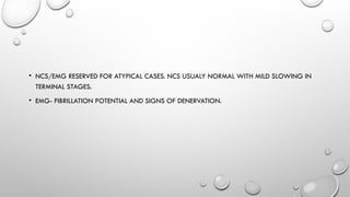 Spinal muscular atrophy, pathophysiology, genetics | PPTX